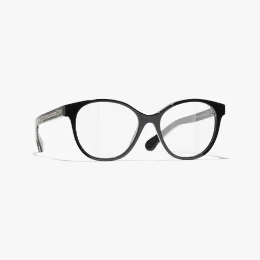 Chanel Pantos Eyeglasses - Black