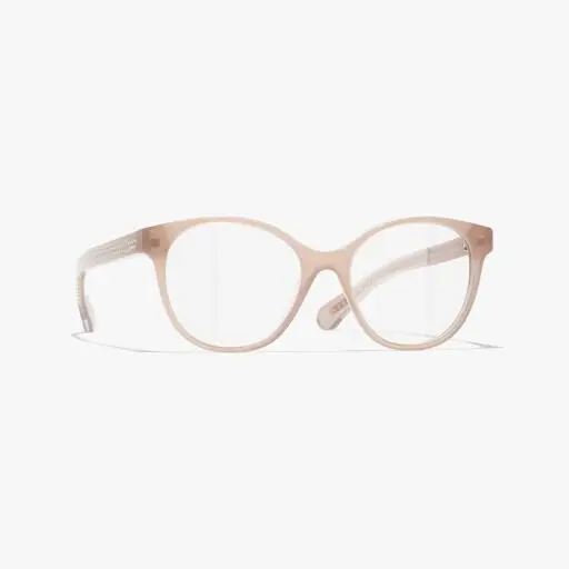 Chanel Pantos Eyeglasses - Pinky Beige