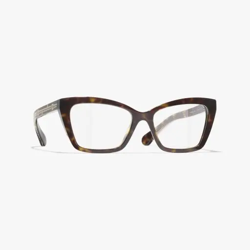 Chanel Butterfly Eyeglasses - Dark Tortoise