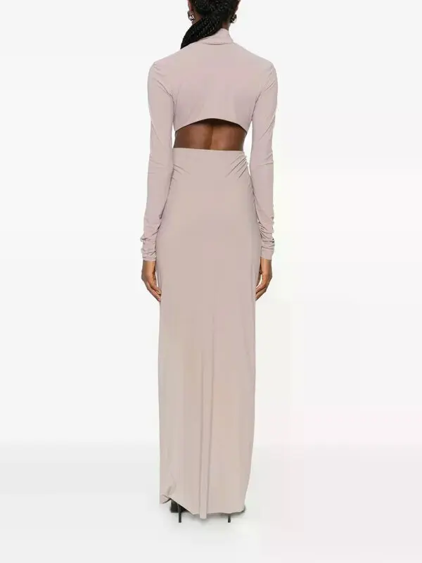AMAZUIN Cut-out Maxi Dress