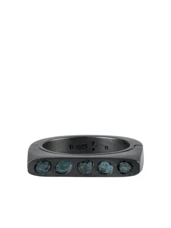 PARTS OF FOUR Sistema Diamond Ring - Black