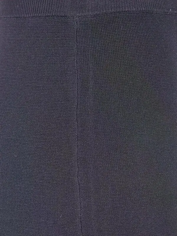 ENTIRE STUDIOS Ribbed-knit Midi Skirt - Black