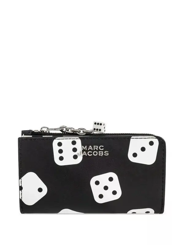 Marc Jacobs X Derrick Adams Dice-charm Wallet - Black