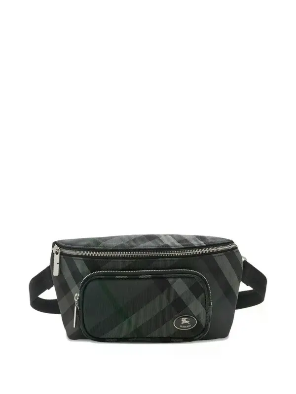 Burberry Check-pattern Belt Bag - Black