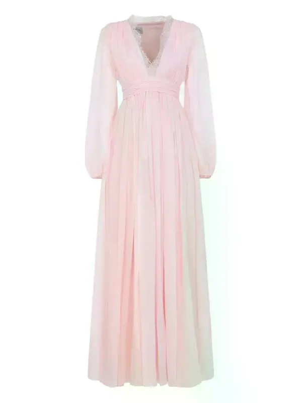 elegant lace formal dresses Ivory Formal Dresses A-Line Off the Shoulder Tiered Lace Formal Dress with Slit main image 1