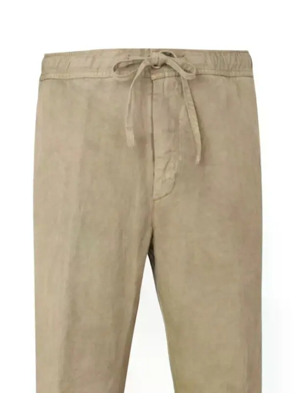 120% Lino Drawstring Trousers