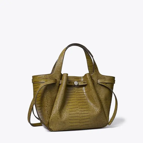 Tory Burch Small Romy Croc-embossed Tote