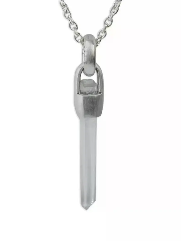 PARTS OF FOUR Talisman Quartz Necklace - Silver