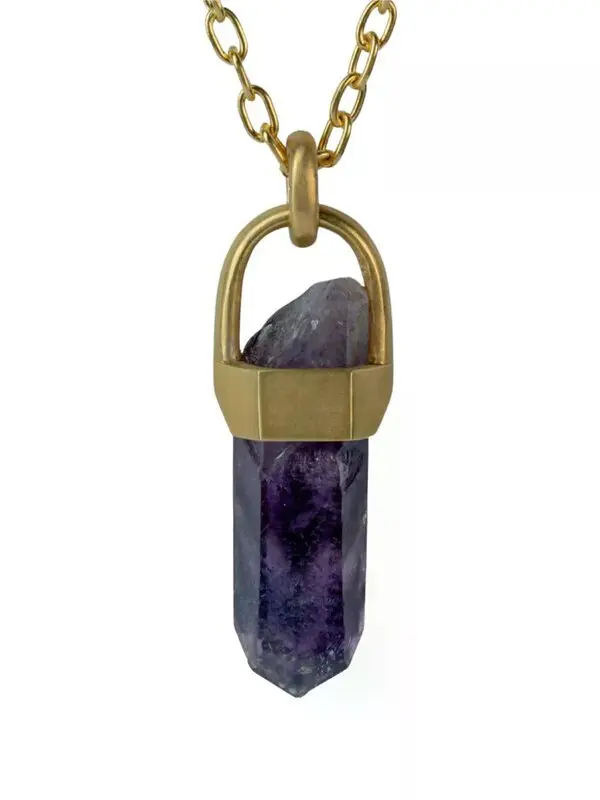 PARTS OF FOUR Talisman Amethyst Pendant Necklace - Purple