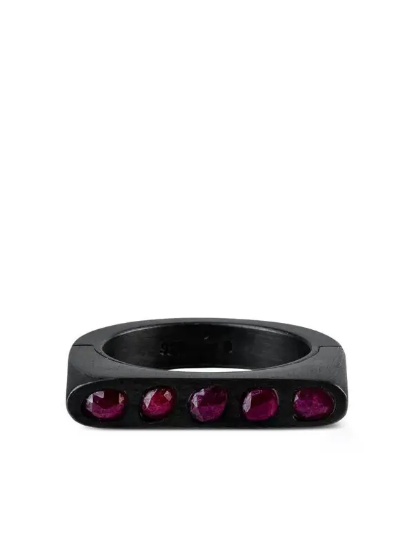 PARTS OF FOUR Sistema Ruby Ring - Black