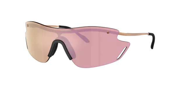 EA7 Sunglasses - Dark Brown Mirror Rose Gold