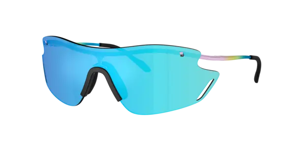 EA7 Sunglasses - Light Green Mirror Blue