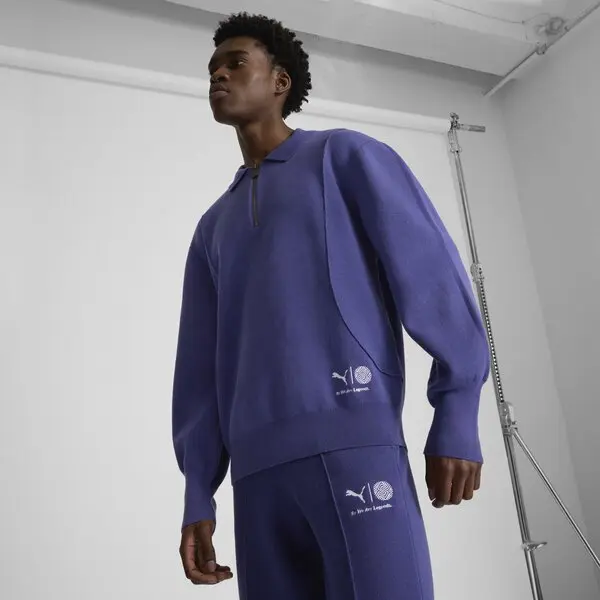 PUMA X Schomburg Quarter-zip Knitwear - Blue