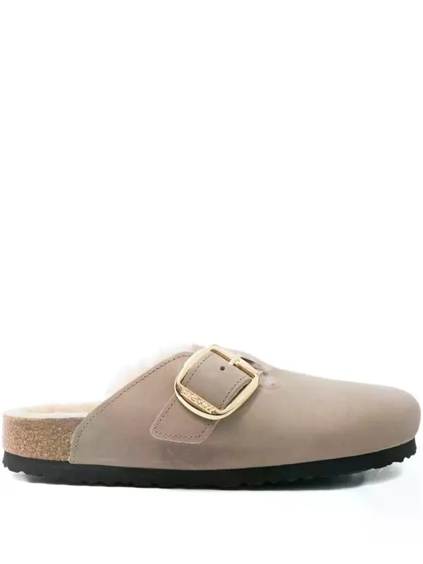 BIRKENSTOCK Boston Big Buckle Mules - Neutrals
