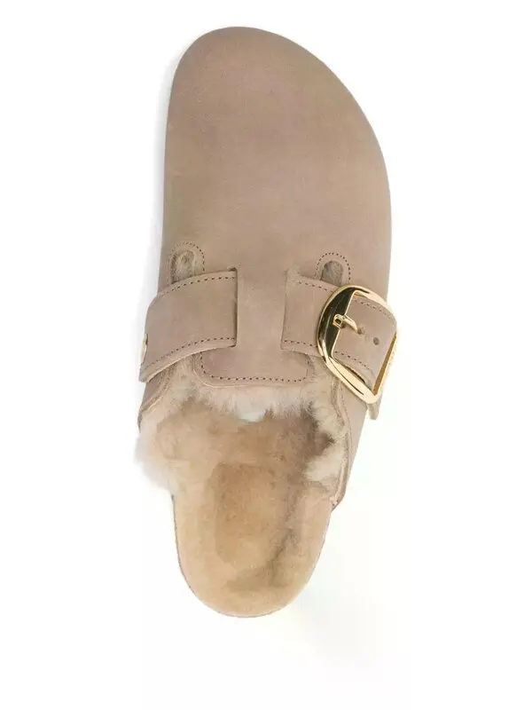BIRKENSTOCK Boston Big Buckle Mules - Neutrals