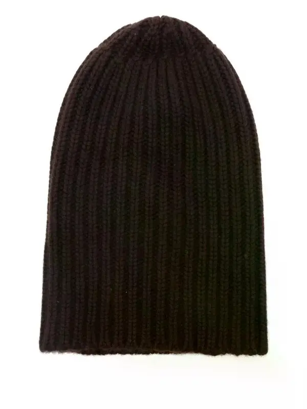 HURRAY Ribbed Cashmere Beanie