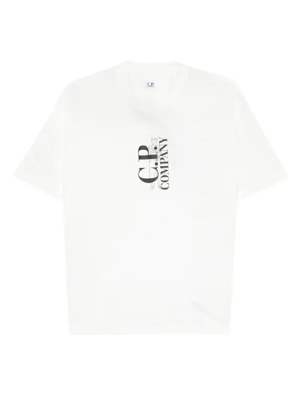 C.P. COMPANY Logo-print T-shirt - White