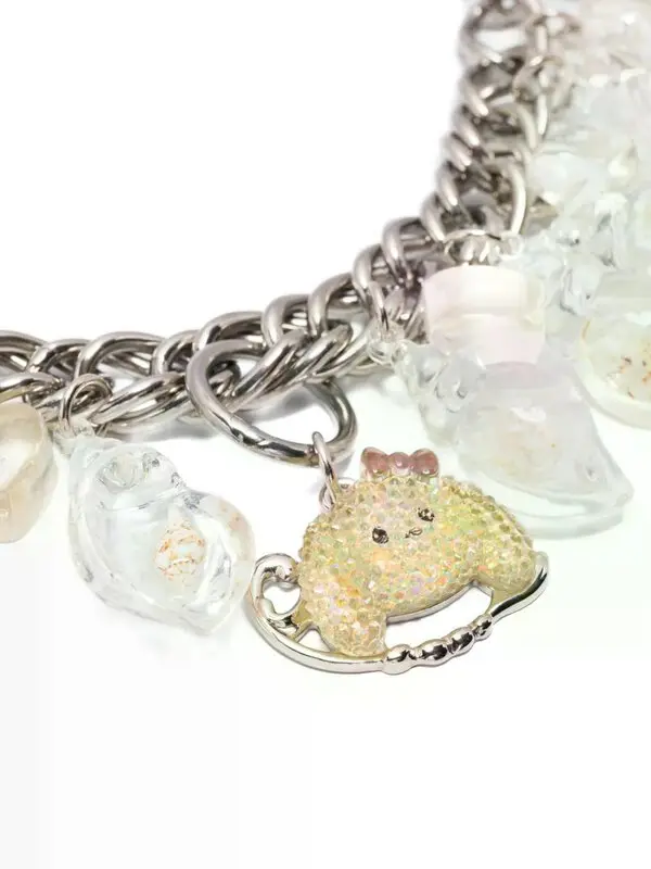 Chopova Lowena Charm Necklace In Silver - 45% Off | Editorialist