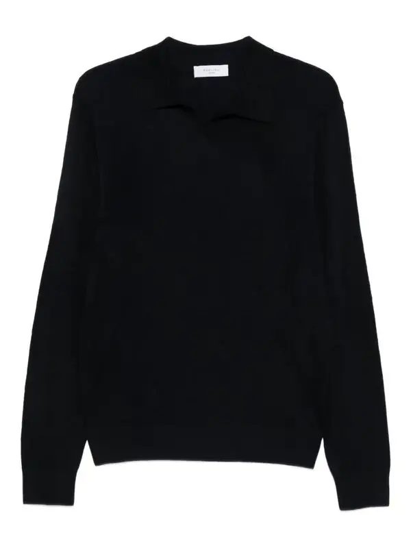 Boglioli Polo-collar Wool T-shirt