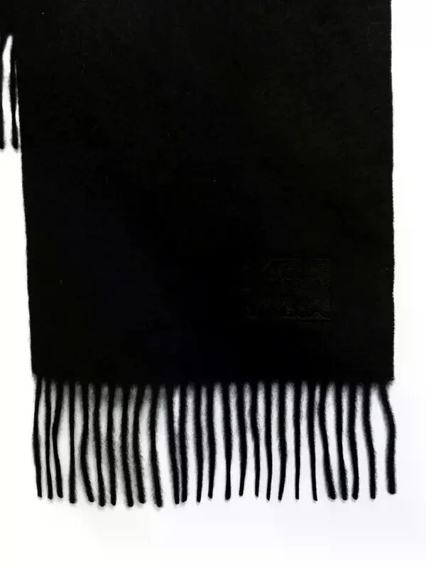 Paul Smith Cashmere Fringed-trim Scarf