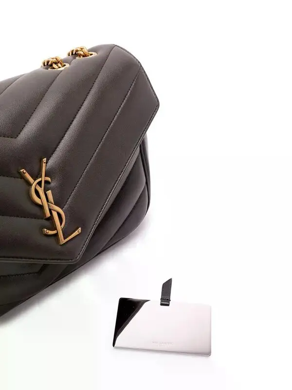 Saint Laurent Chevron Chain Shoulder Bag