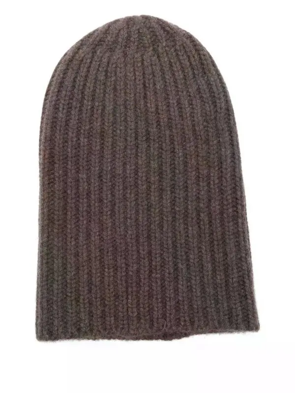 HURRAY Ribbed Cashmere Beanie