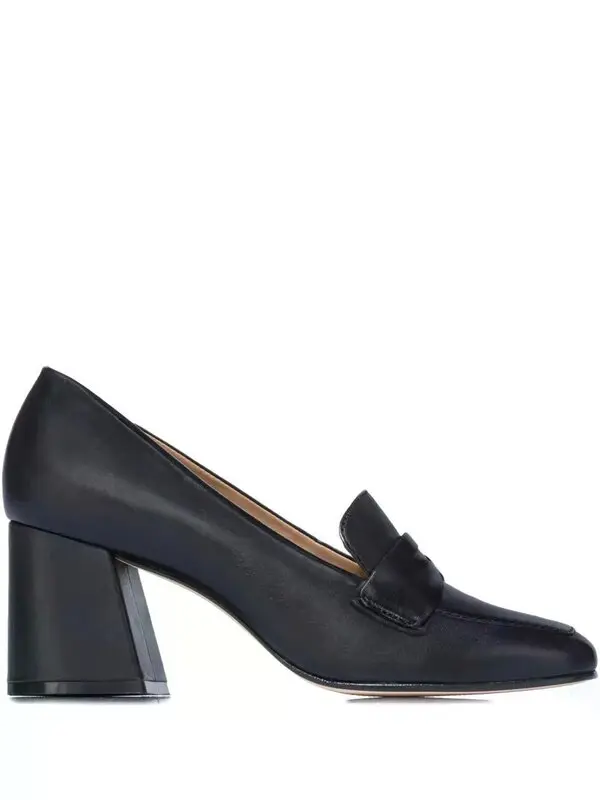 Bernardo 60mm Block-heel Leather Pumps