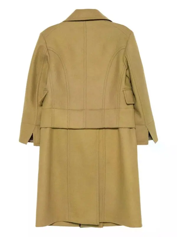 Seafarer Paneled Buttoned Coat