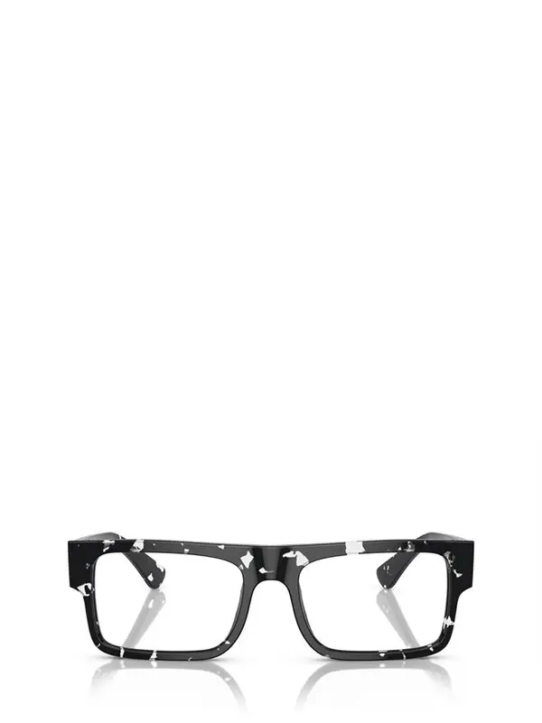 Prada Rectangular Eyeglasses - Havana Black Transparent