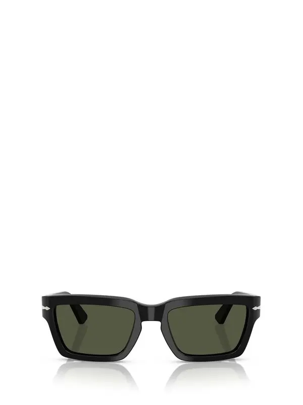 Persol Acetate Square Frame Sunglasses - Black