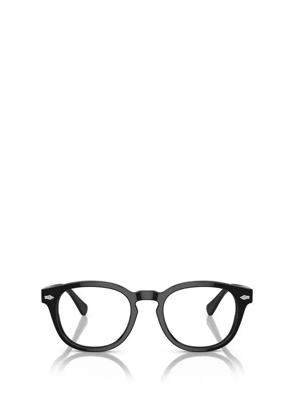 Polo Ralph Lauren Rounded Eyeglasses - Shiny Black
