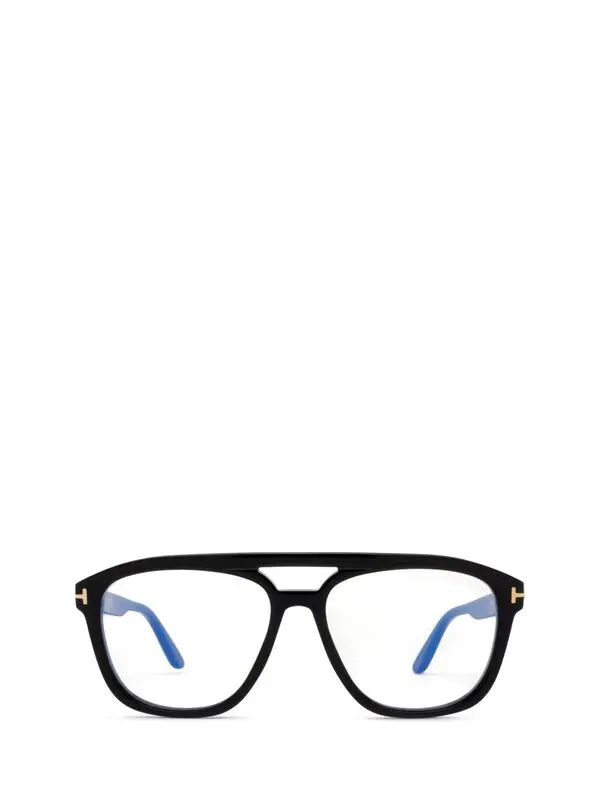 TOM FORD Aviator Eyeglasses - Shiny Black