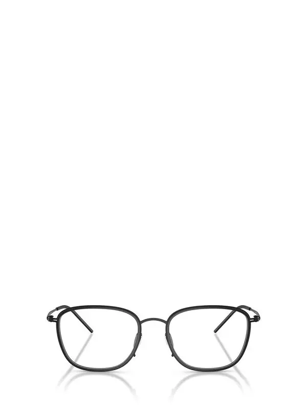 Giorgio Armani Square Eyeglasses - Matte Black