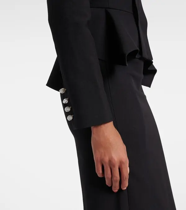 Roland Mouret Peplum Jacket - Black