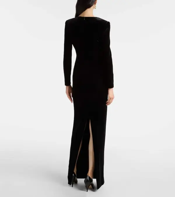 Roland Mouret Velvet Midi Skirt