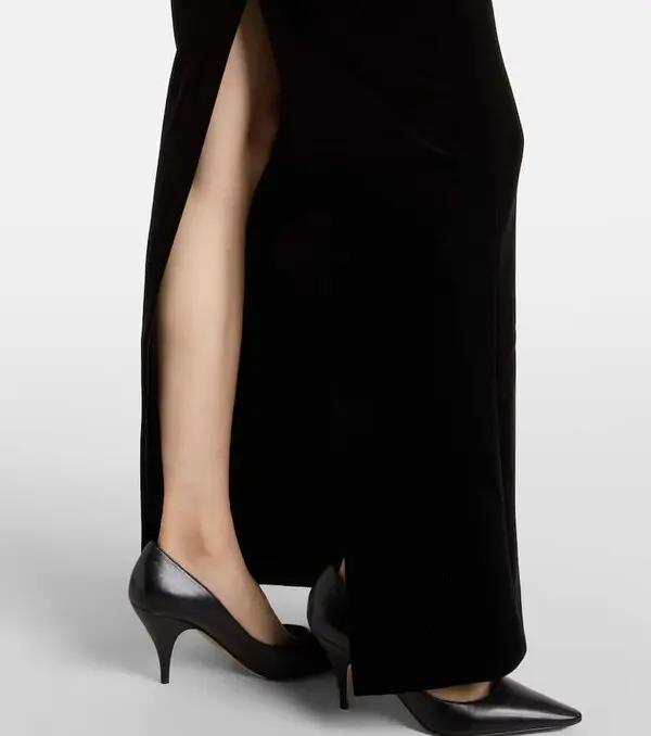 Roland Mouret Velvet Midi Skirt