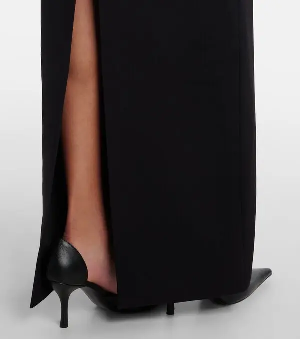 Roland Mouret Embellished Crêpe Gown - Black