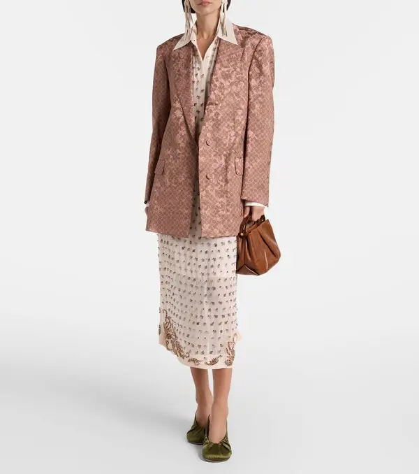 Dries Van Noten Printed Blazer