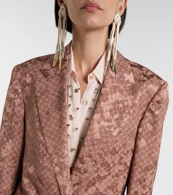 Dries Van Noten Printed Blazer
