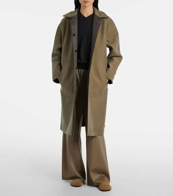 THE ROW Palomar Reversible Wool And Silk Coat