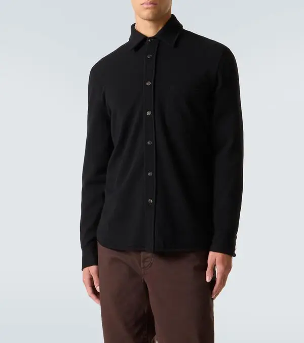 Brunello Cucinelli Wool, Cashmere, And Silk Polo Sweater