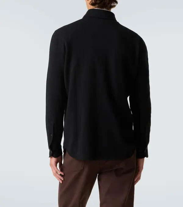 Brunello Cucinelli Wool, Cashmere, And Silk Polo Sweater