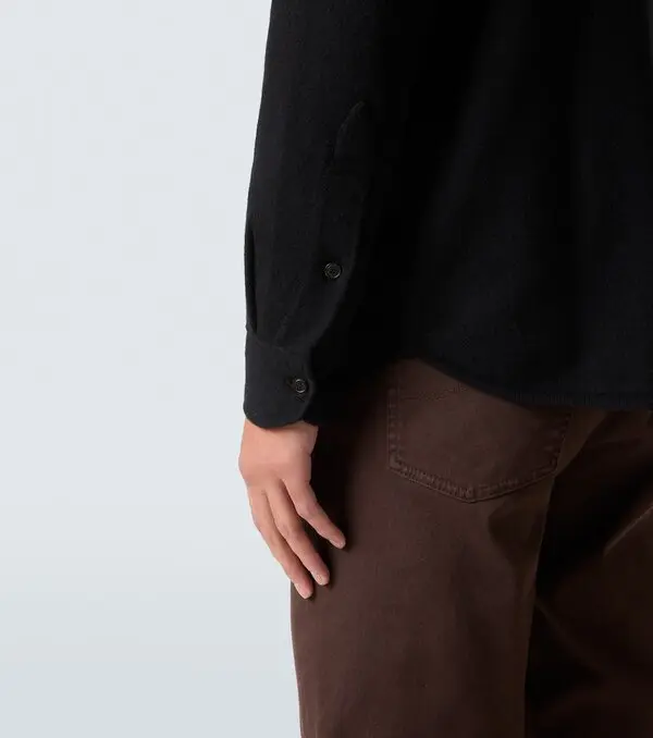 Brunello Cucinelli Wool, Cashmere, And Silk Polo Sweater