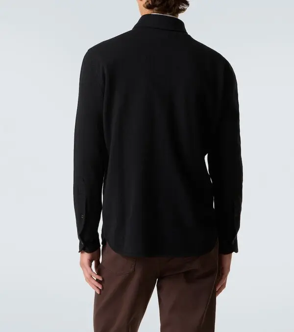 Brunello Cucinelli Wool, Cashmere, And Silk Polo Sweater