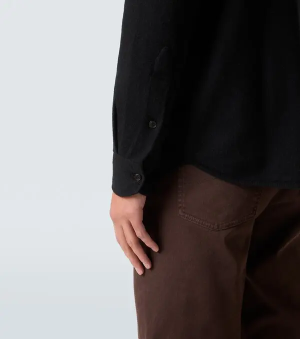 Brunello Cucinelli Wool, Cashmere, And Silk Polo Sweater