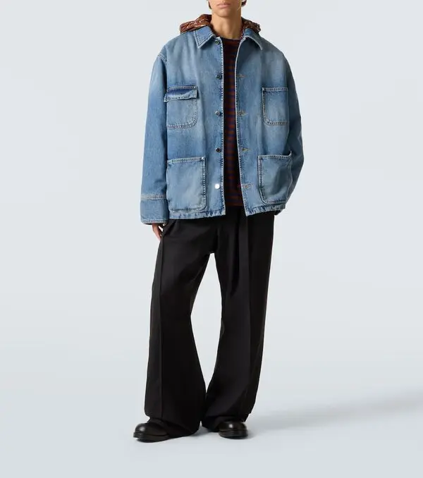 Plan C Denim Field Jacket