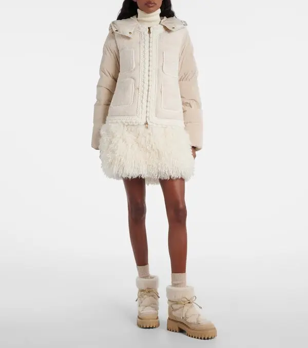 Moncler Ripaelle Down Jacket - Beige