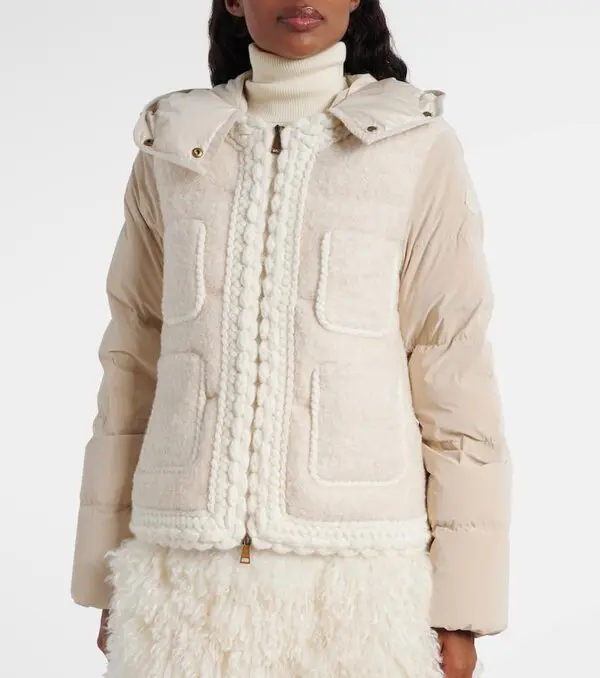 Moncler Ripaelle Down Jacket - Beige
