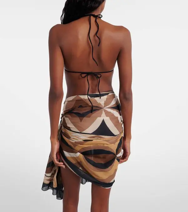 Emilio Pucci Collane Cotton Beach Cover-up