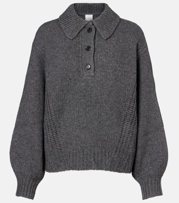 Bogner Jojo Yak Polo Sweater - Grey